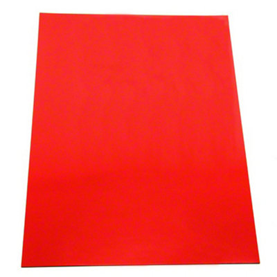 MagFlex A4 Flexible Matt Red Magnetic Sheet for Creating Magnetic ...