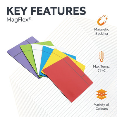 MagFlex Flexible Gloss Purple Dry-Wipe Scrumboard Magnet for Creating ...