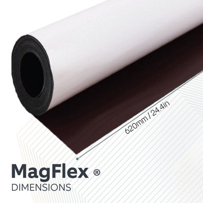 MagFlex Flexible Matt White Magnetic Sheet for Creating Magnetic ...