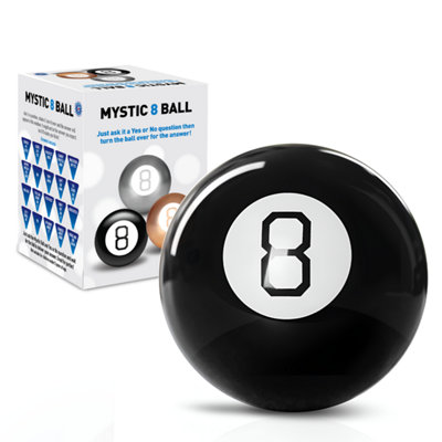 Magic 8 Ball Classic Retro Novelty Mystic 8 Ball Gadget for Decision ...