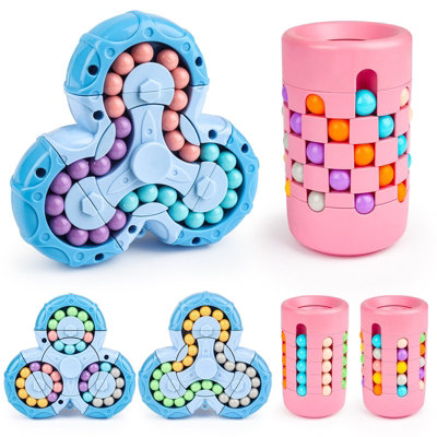 Magic Bean Rotating Cube Game Multi coloured Educational Gift Set
