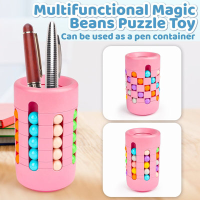 Magic Bean Rotating Cube Game Multi coloured Educational Gift Set