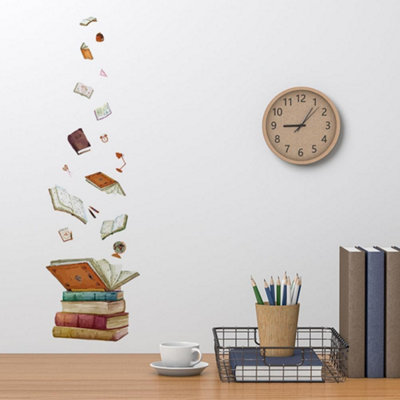 Magic Book Wall Stickers Classroom Wall Decals Reading Decals Stickers ...