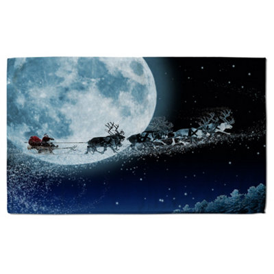 Magic santa's sleigh (bath towel) / Default Title