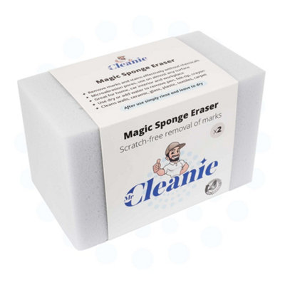 Magic Sponge Eraser ( 2 pack ) in light grey | DIY at B&Q