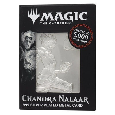 Magic the Gathering Limited Edition .999 Silver Plated Chandra Nalaar Ingot