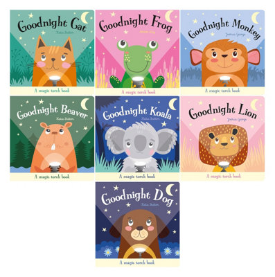 Magic Torch Book Series Collection 7 Book Set (Goodnight Dog, Goodnight ...