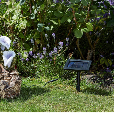 MAGICAL FAIRY WATER FOUNTAIN - SOLAR POWERED LILIANA FAIRY COLOUR ...