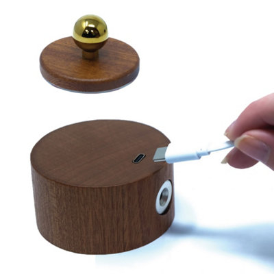 MagLight Magnetic Rotatable LED Wall Light, Wooden Wireless USB ...