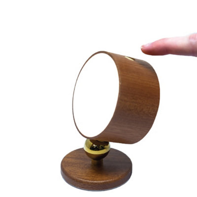 MagLight Magnetic Rotatable LED Wall Light, Wooden Wireless USB ...
