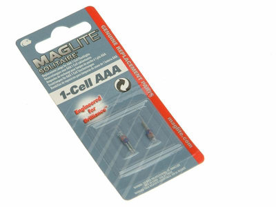 Maglite Solitaire Replacement Bulbs Pack of 2 for AAA Torches