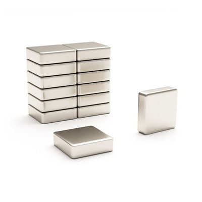 Magnet Store 10mm x 10mm x 3mm Neodymium Block Magnets N42 - 100 Magnet(s)