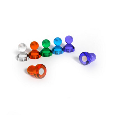 Magnet Store 11mm Coloured Magnetic Push Pins N35 - 10 Magnet(s)