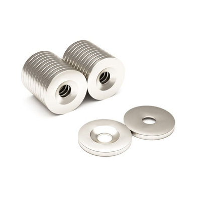 Magnet Store 16mm x 3.5mm (5mm Hole) Countersunk Neodymium Magnet N42 ...