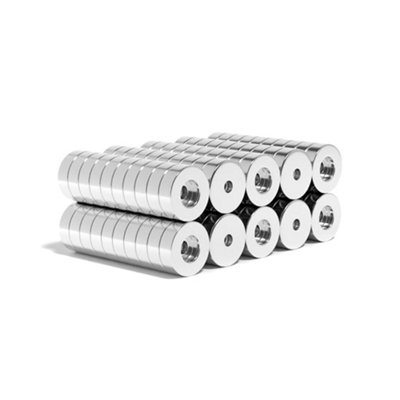 Magnet Store 24mm x 8mm x (5.5mm hole) Counterbore Neodymium Magnet N52 ...