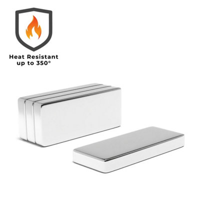 Magnet Store 25mm x 25mm x 3mm Block Neodymium Magnet N40 (5.80KG Pull ...
