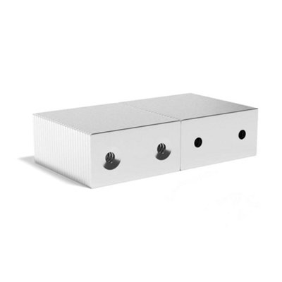 Magnet Store 40mm x 20mm x 2mm (3mm Double Hole) Neodymium Block ...