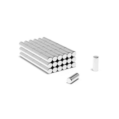 Magnet Store 4mm x 10mm Neodymium Cylinder Magnet N54 (0.85KG Pull) - 10 Magnet(s)