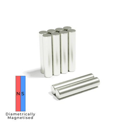 Magnet Store 5mm x 50mm Cylinder Neodymium Magnet Diametrically ...