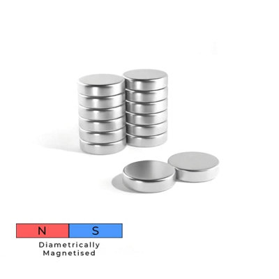 Magnet Store 6mm x 3mm Disc Diametrically Magnetised Neodymium N52 (0 ...