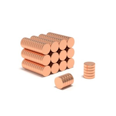 Magnet Store 8mm x 2mm Neodymium Disc Magnet Copper Plated N52 (1.1KG ...