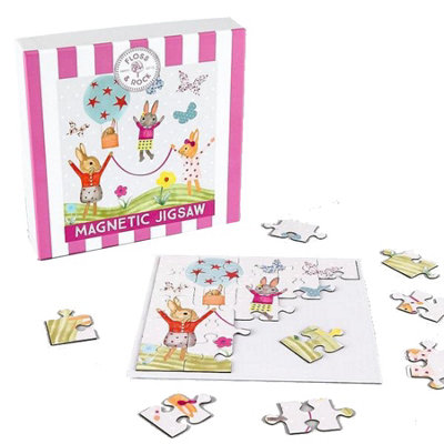 Magnetic Bunny Rabbit Jigsaw Puzzle