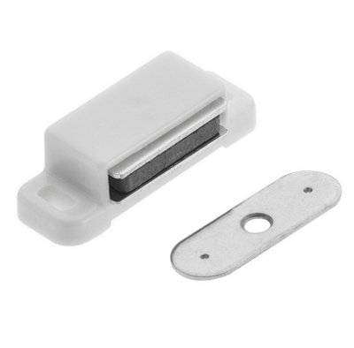 Magnetic Catch Cupboard Door Latch Drawer White Brown Cabinet Catch ...