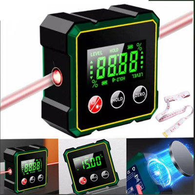 Magnetic Digital Angle Finder with Electronic-Laser, High Precision ...