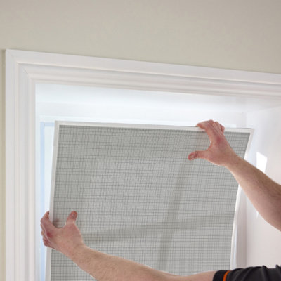MAGNETIC FLY SCREENS FOR WINDOW FRAMES WITH FOAM 4957 ADHESIVE, 12.7MM ...