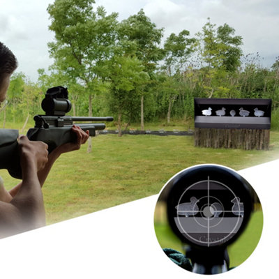 Magnetic Gallery Target Duck Knockdown Pellet Trap Knock Down Hunt Air ...