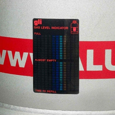 Magnetic Gas Level Indicator Colour Propane Lpg Gauge Camping Caravan Bbq