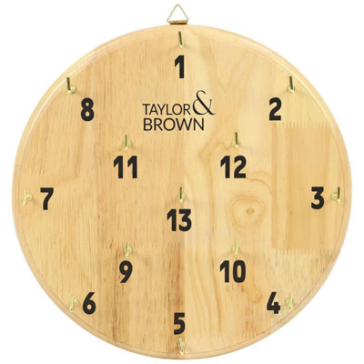 Magnetic Hook and Ring Toss Game - Wooden Hoopla Hook Ring Toss Target ...