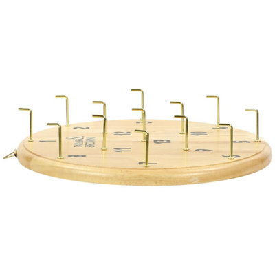 Magnetic Hook and Ring Toss Game - Wooden Hoopla Hook Ring Toss Target ...