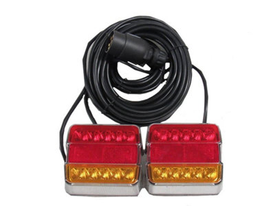 Magnetic Led Trailer Lights With 4.5M Cable (Cluster Lamp Towing ...