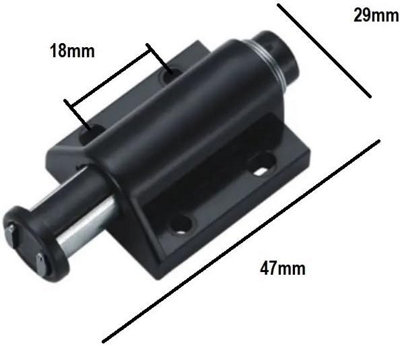 Magnetic Pressure Push to Open Touch Latch Catch for Kitchen Cabinet ...