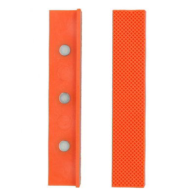Magnetic Soft face Jaws Pads for Bench Vice Non marking 6in / 150mm Orange