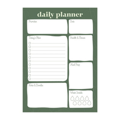 Magnetic To Do List Daily Schedule or Shopping List with Daily Planner Design - Get Organised ...