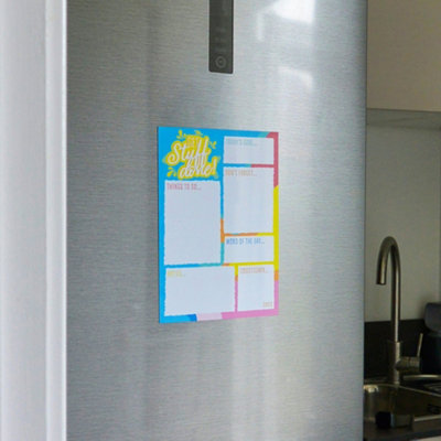 Magnetic To Do List Daily Schedule or Shopping List with Get Stuff Done ...