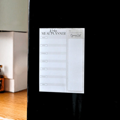 Magnetic Weekly Meal Planner and Tear-Off Shopping List for Fridge ...