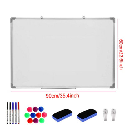 Magnetic Whiteboard Large 900x600 White Board Dry Wipe Notice Office ...