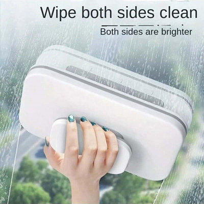 Magnetic Window Cleaner Tool Double Side Windows Cleaning Wiper Glass Brush