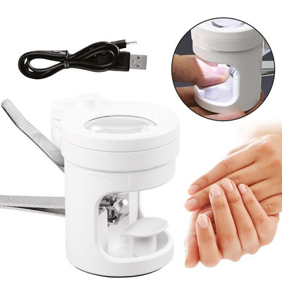 Magnifying Nail Clippers - Home Manicure or Pedicure Tool Visibility ...