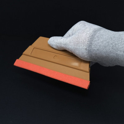 MagWrap™ 15.5cm x 10.5cm Gold Magnetic Trapezoid Squeegee with Suede ...