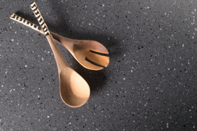 Maia - Greystone 42mm Solid Surface Kitchen Worktop 1800mm x 600 x 42mm