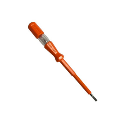 Mains Tester 180 x 4mm 100-500 Volt Screwdriver Neon Safety Indicator