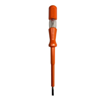 Mains Tester 180 x 4mm 100-500 Volt Screwdriver Neon Safety Indicator