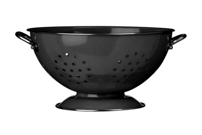 Maison by Premier Black Enamel Colander | DIY at B&Q