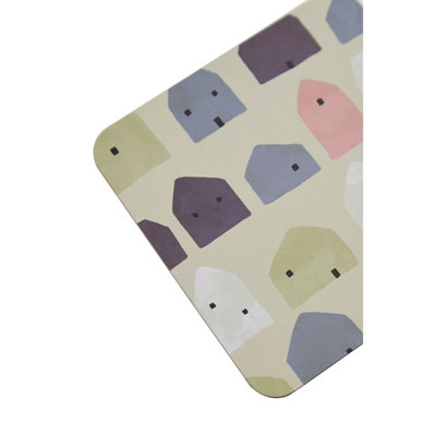 Maison by Premier Calcot 4Pc Square Wild Cottage Coasters at B&Q