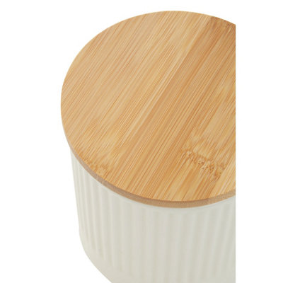 Maison by Premier Geome Cream Storage Canister - 550ml - Single Canister