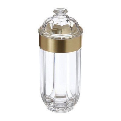 Maison by Premier Large Light Gold Acrylic Canister